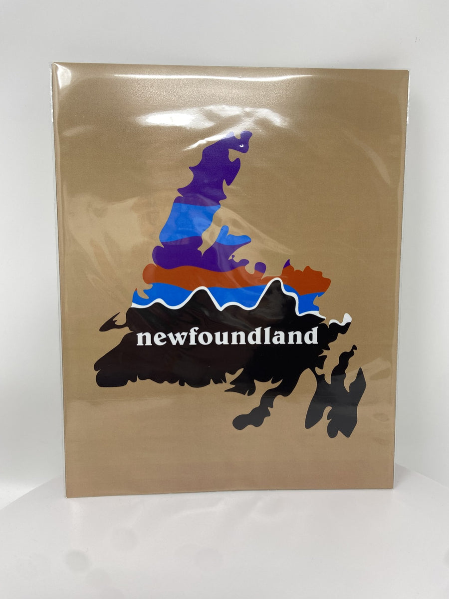Newfoundland Map Print 8" X 10" – gander goods