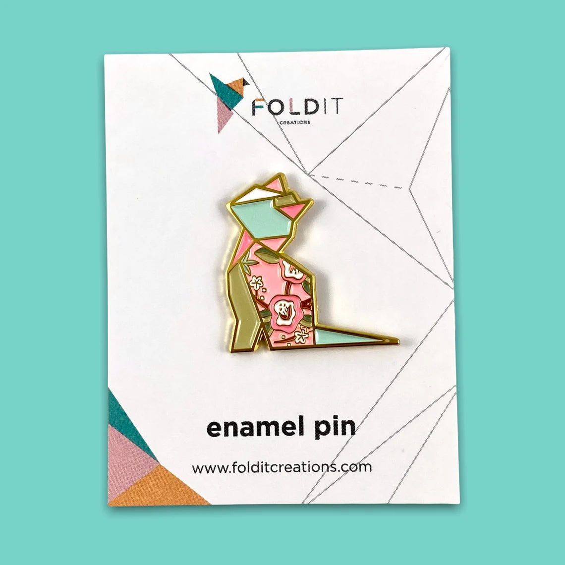 Pink Cat Pin – gander goods